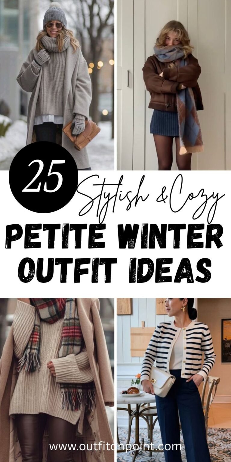 Stylish and Cozy Petite Winter Outfit Ideas - Outfit On Point