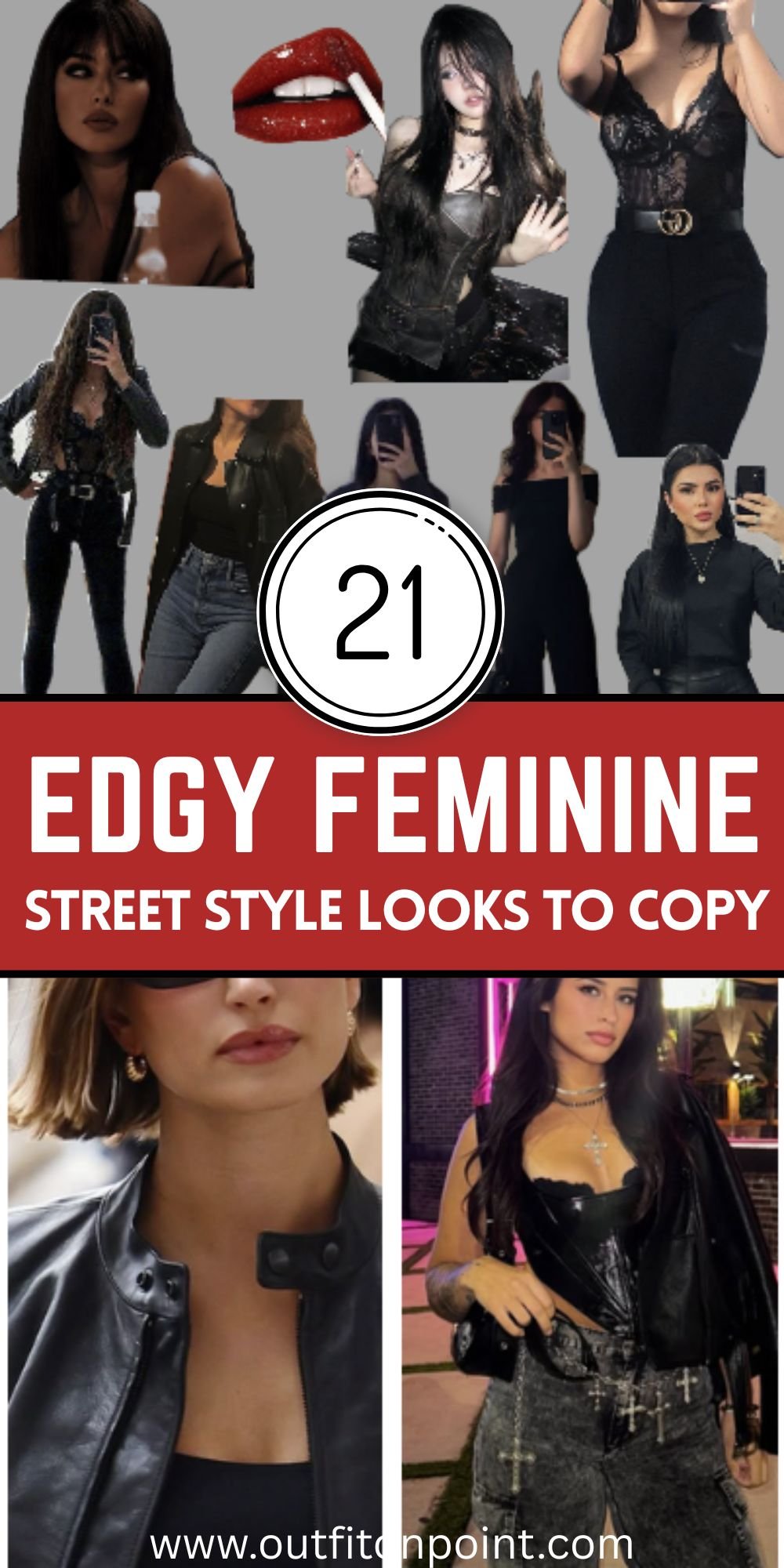 Femme Fatale Street Style Outfits That Slay - Outfit On Point