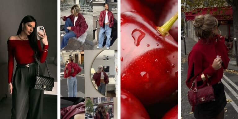Cherry Red: How to Wear 2026's Hottest Color - Outfit On Point